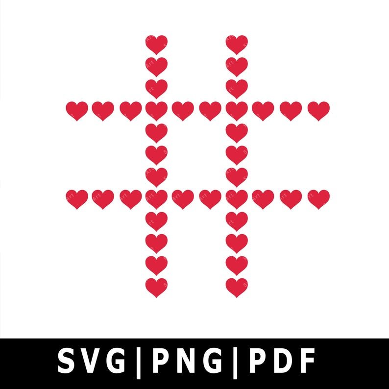 Tic Tac Toe Heart Svg, PNG, PDF, Cricut, Silhouette, Cricut svg ... Tic Tac Toe Heart Svg, PNG, PDF, Cricut, Silhouette, Cricut svg ...