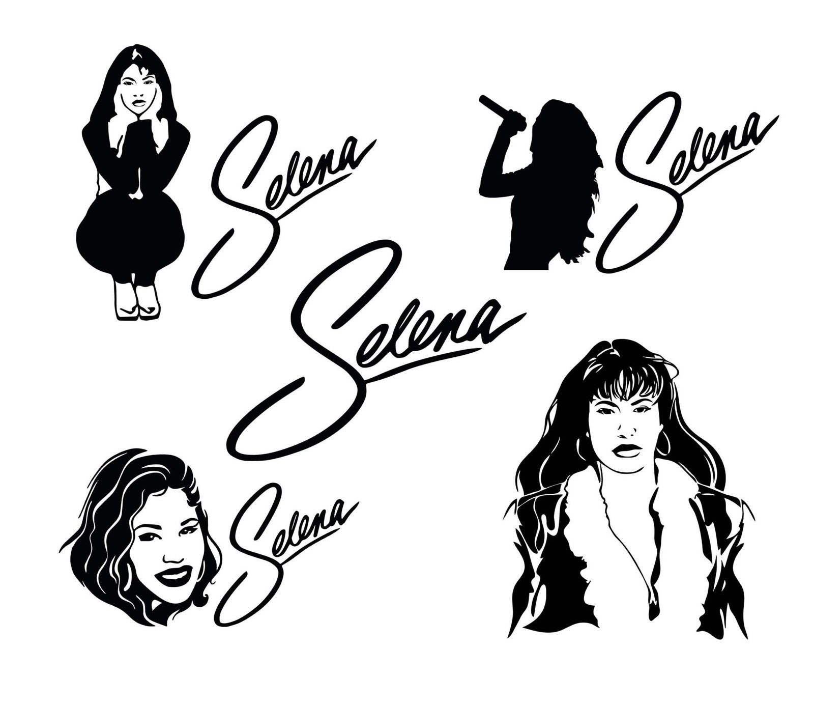 Selena Quintanilla SVG Bundle, PNG, PDF, Selena Quintanilla Cricut ...