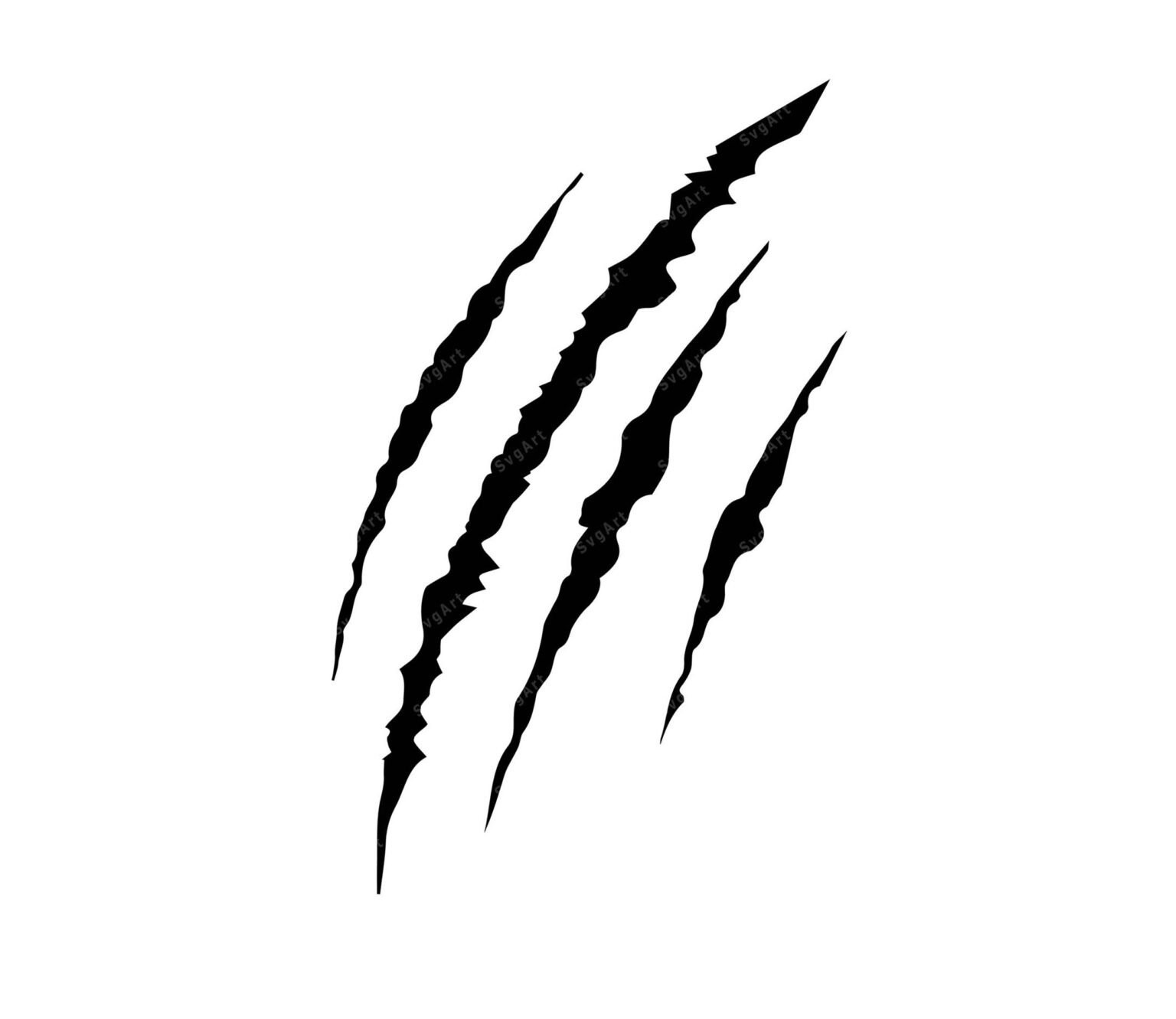 Ripped Shirt SVG, PNG, PDF, Ripped, Scratches svg, Cat svg, Scratch svg ...