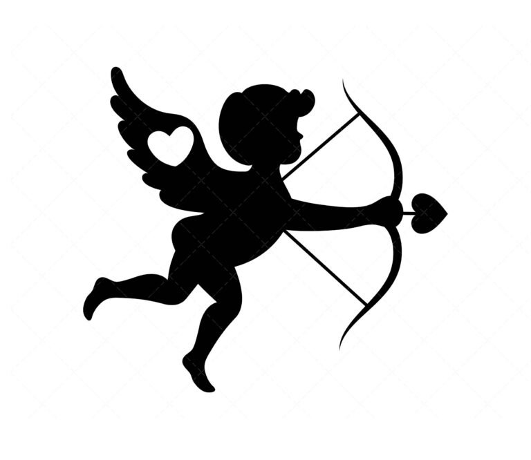 Cupid SVG, PNG, PDF, Cupid Cut File, Valentines day Svg