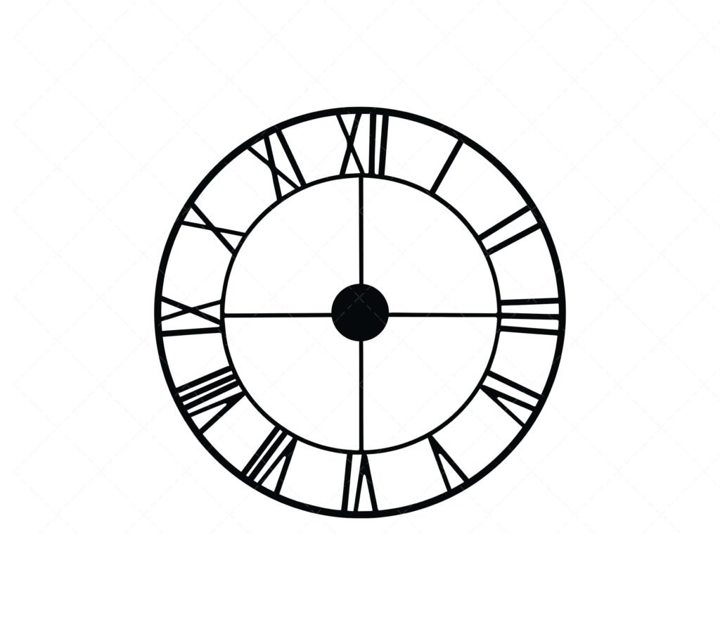 Clock Face SVG, PNG, PDF, Clock Numbers SVG Cut file