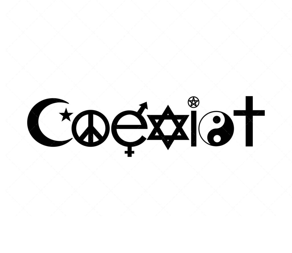 Coexist SVG, PNG, PDF, Religious SVG, tolerance SVG