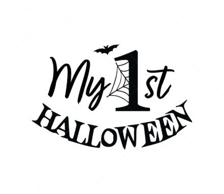 My First Halloween SVG, PNG, PDF, Baby’s 1st Halloween SVG