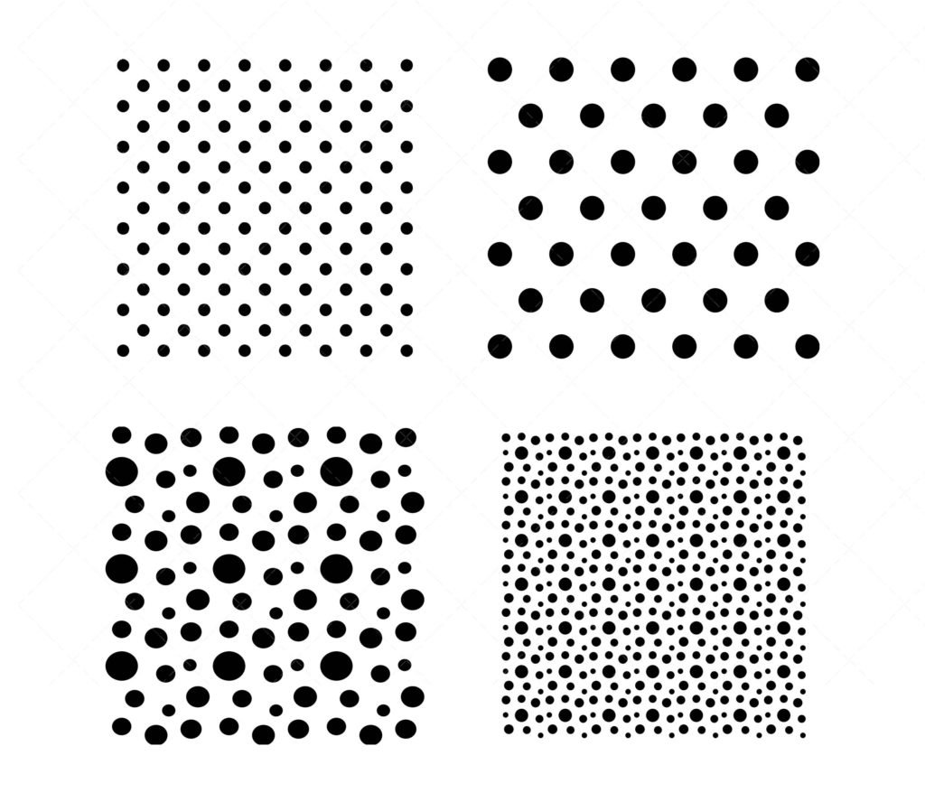 Polka Dot Pattern SVG Bundle, PNG, PDF, Dotted Pattern SVG