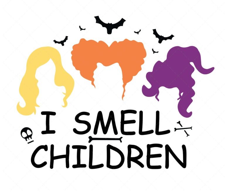 I Smell Children SVG, PNG, PDF, Sanderson Sisters SVG