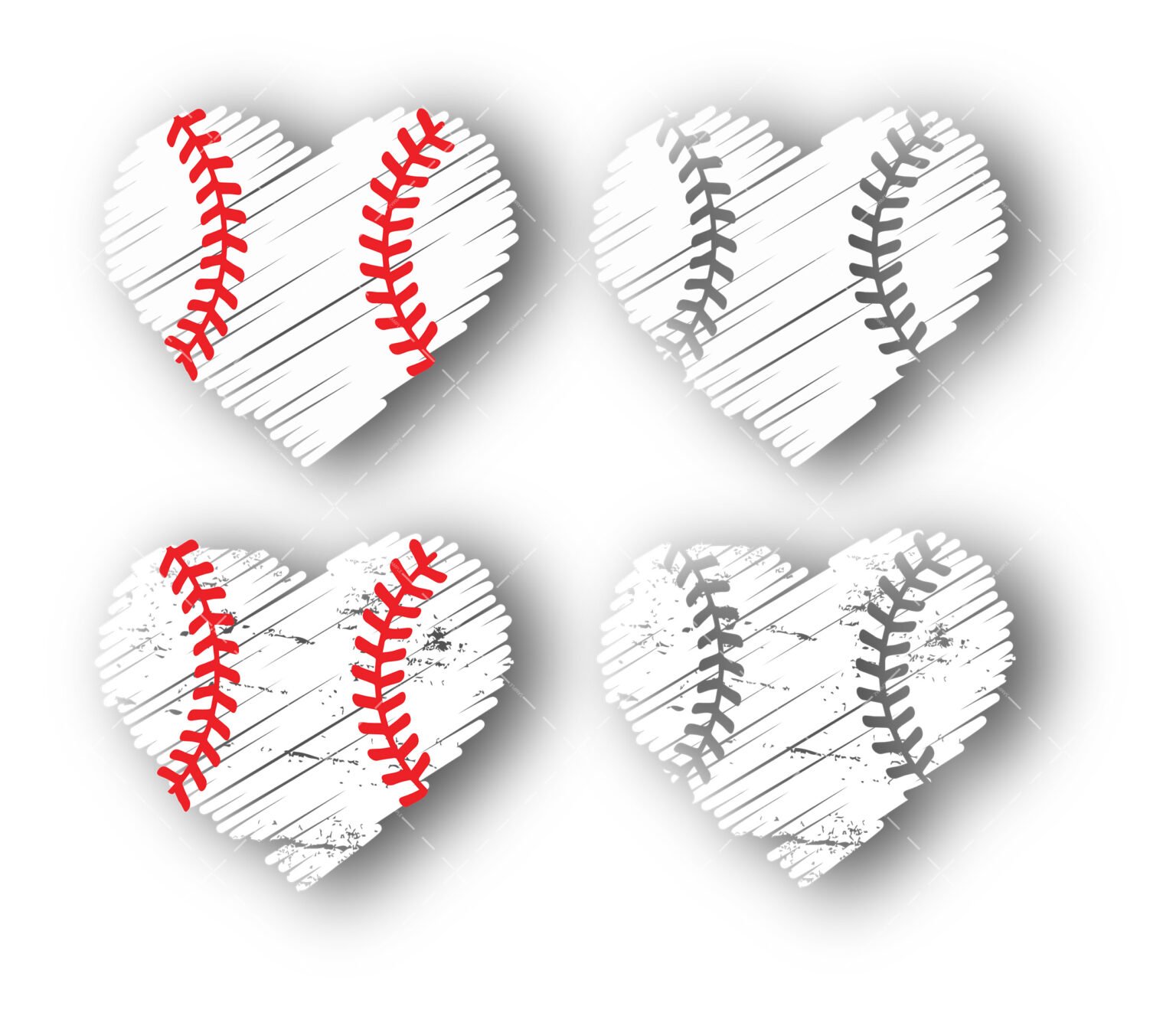 Baseball Heart SVG, PNG, PDF, Baseball SVG, Heart SVG