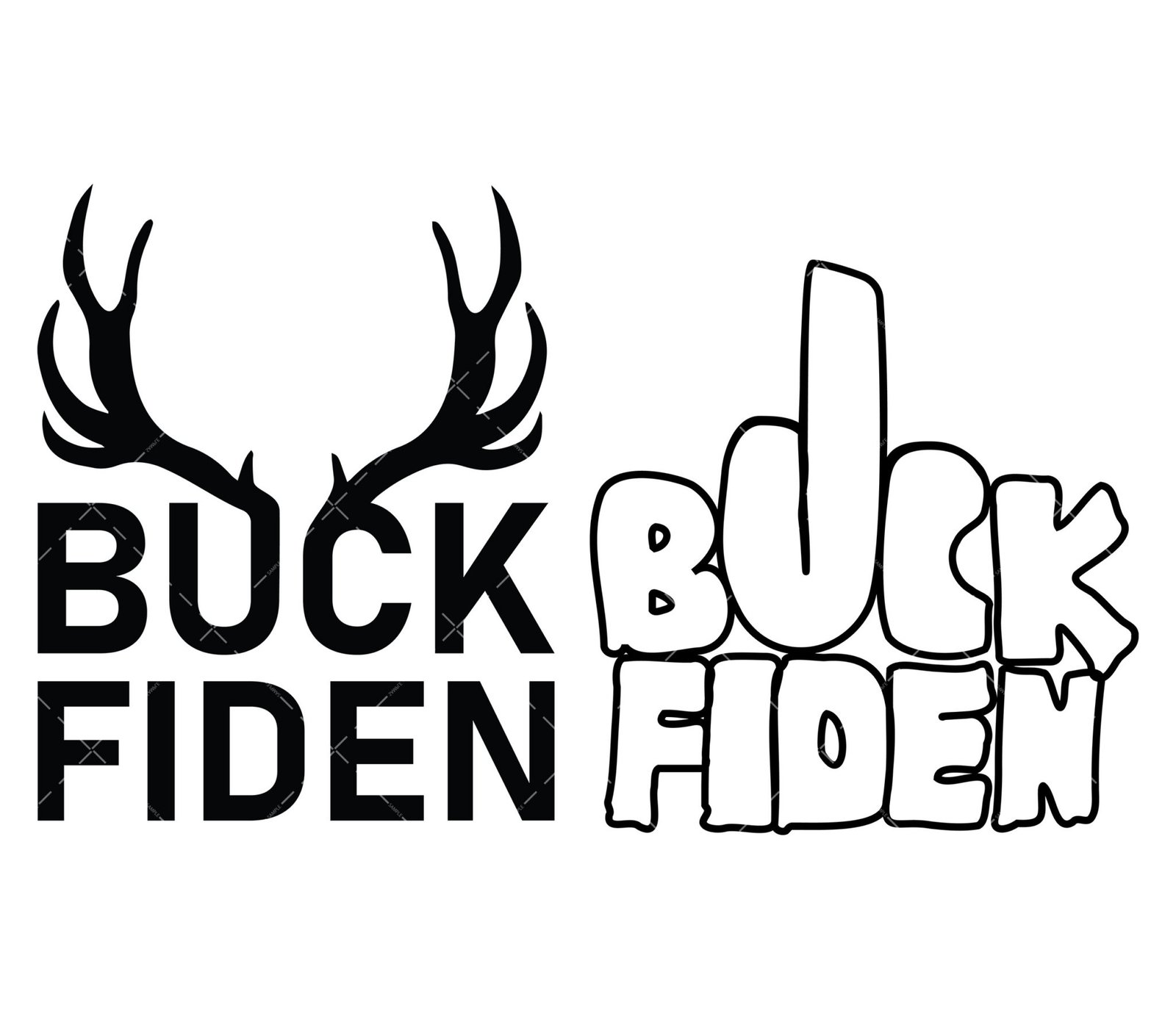 Buck Fiden SVG, PNG, PDF, Buck Joe Biden SVG, USA SVG