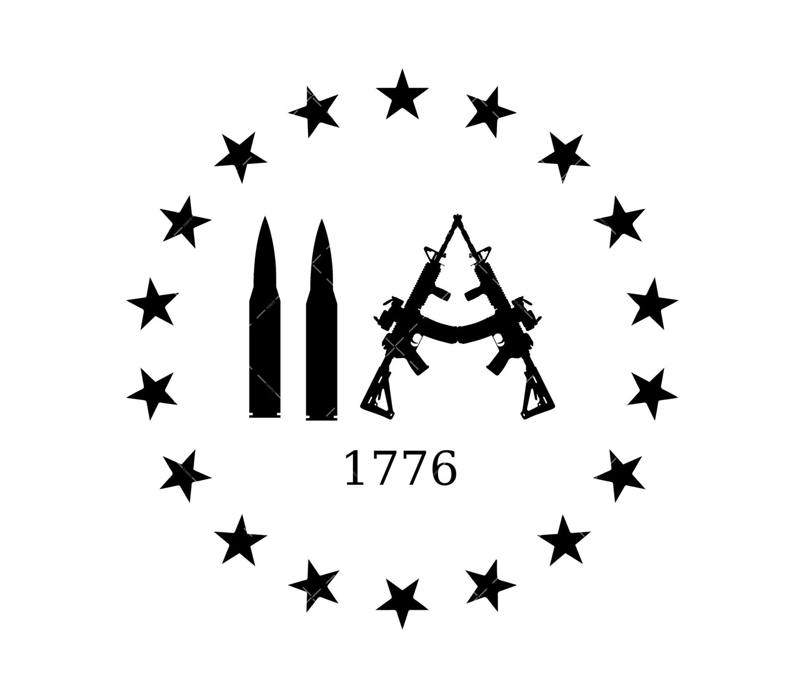 2nd Amendment SVG, PNG, PDF, 2A SVG, 1776 SVG