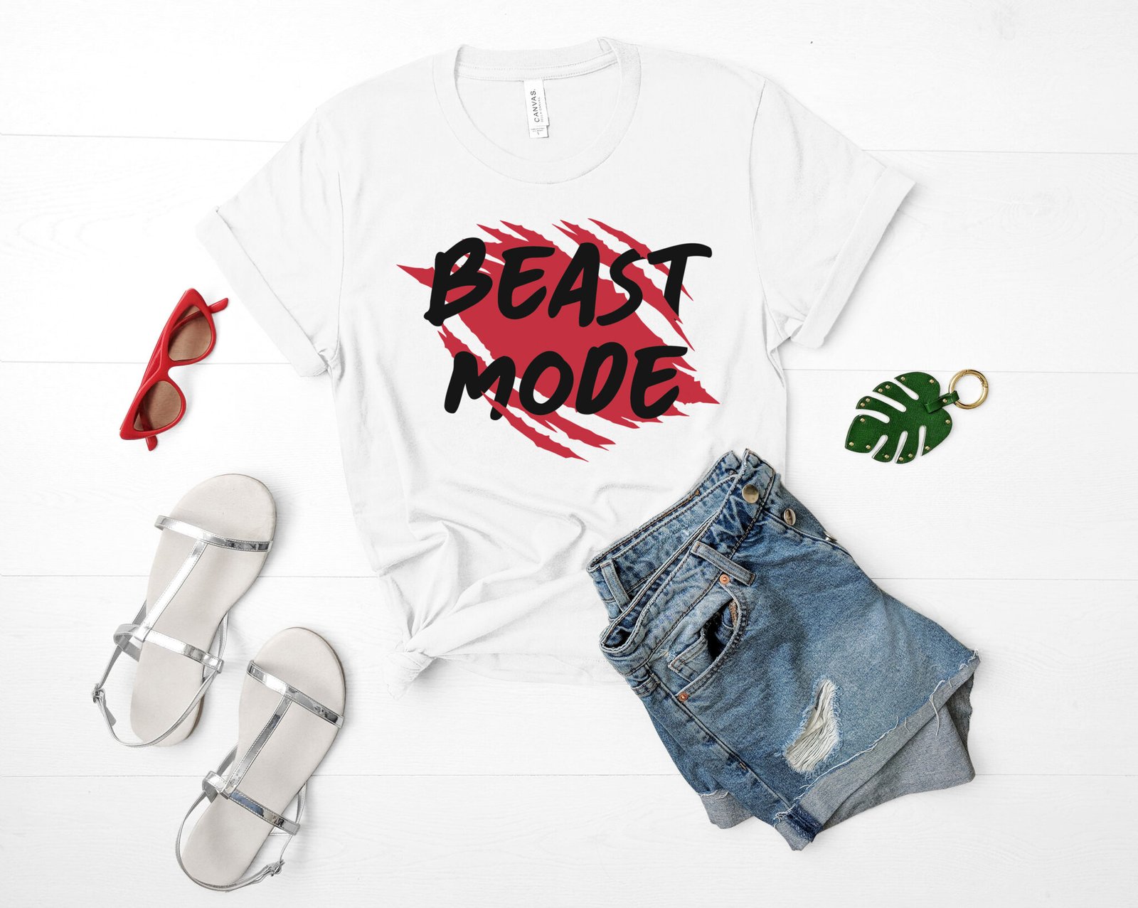 Beast Mode SVG, PNG, PDF, Claw Scratches SVG