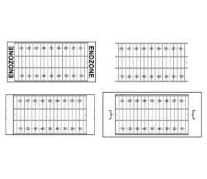 Football Yard Line SVG, PNG, PDF,Football Field SVG