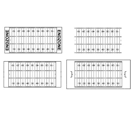 Football Yard Line SVG, PNG, PDF,Football Field SVG