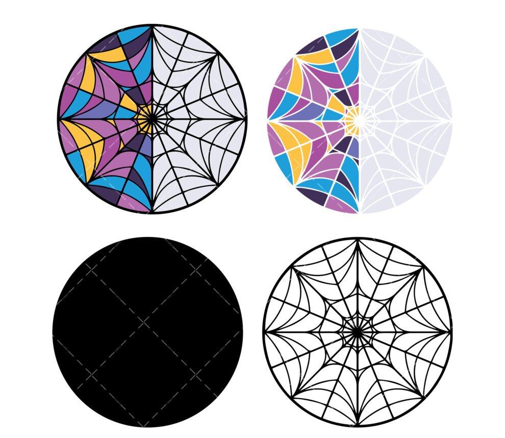 Ophelia Hall Window Pattern SVG, PNG, PDF, Wednesday Addams SVG,