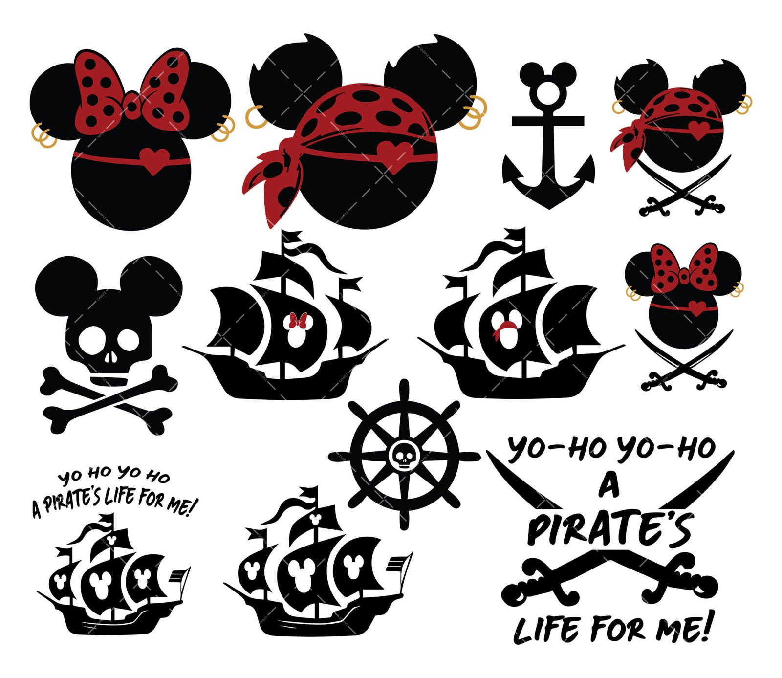 Pirates SVG, PNG, PDF, Family Trip SVG, Magical Kingdom Svg