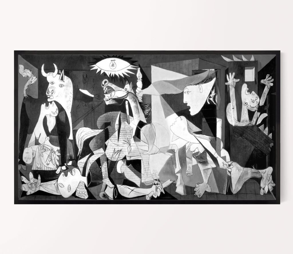 Samsung Frame TV Art, Picasso Paintings for Frame TV 4k, Guernica 4k