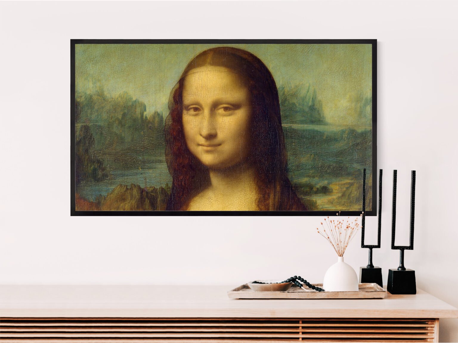 Samsung Frame TV Art, Mona Lisa, Leonardo da Vinci, Frame TV art