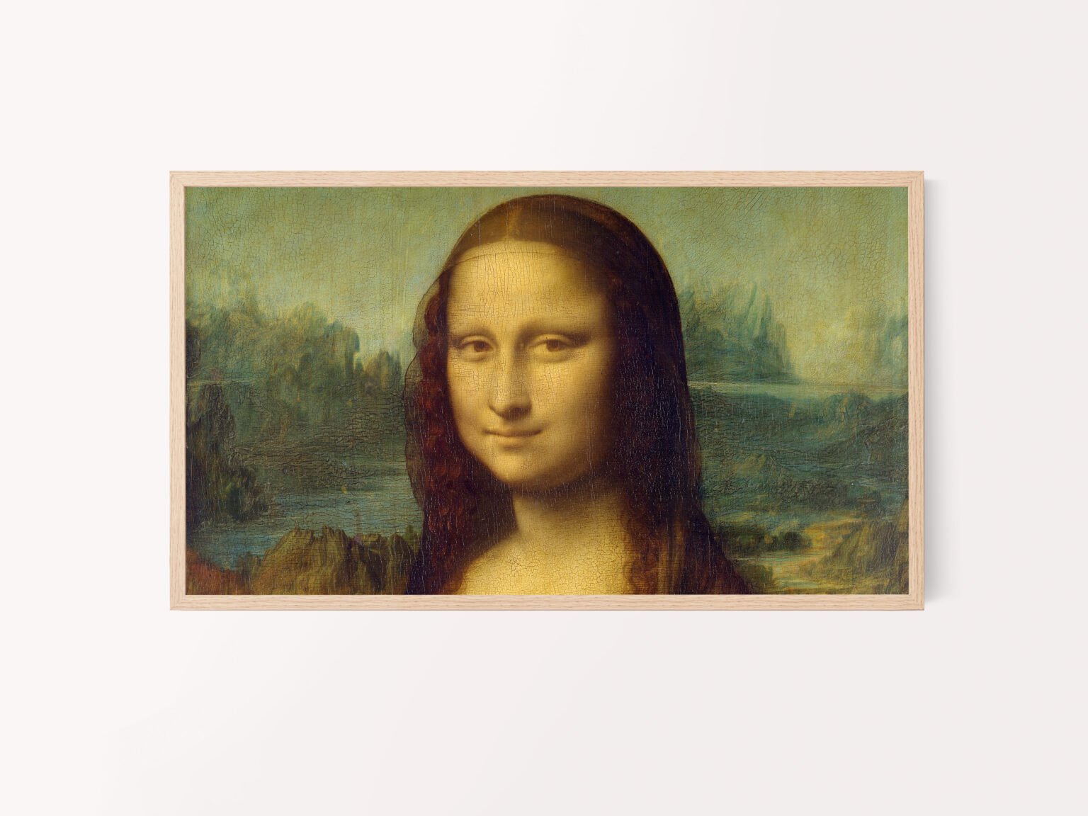 Samsung Frame TV Art, Mona Lisa, Leonardo da Vinci, Frame TV art