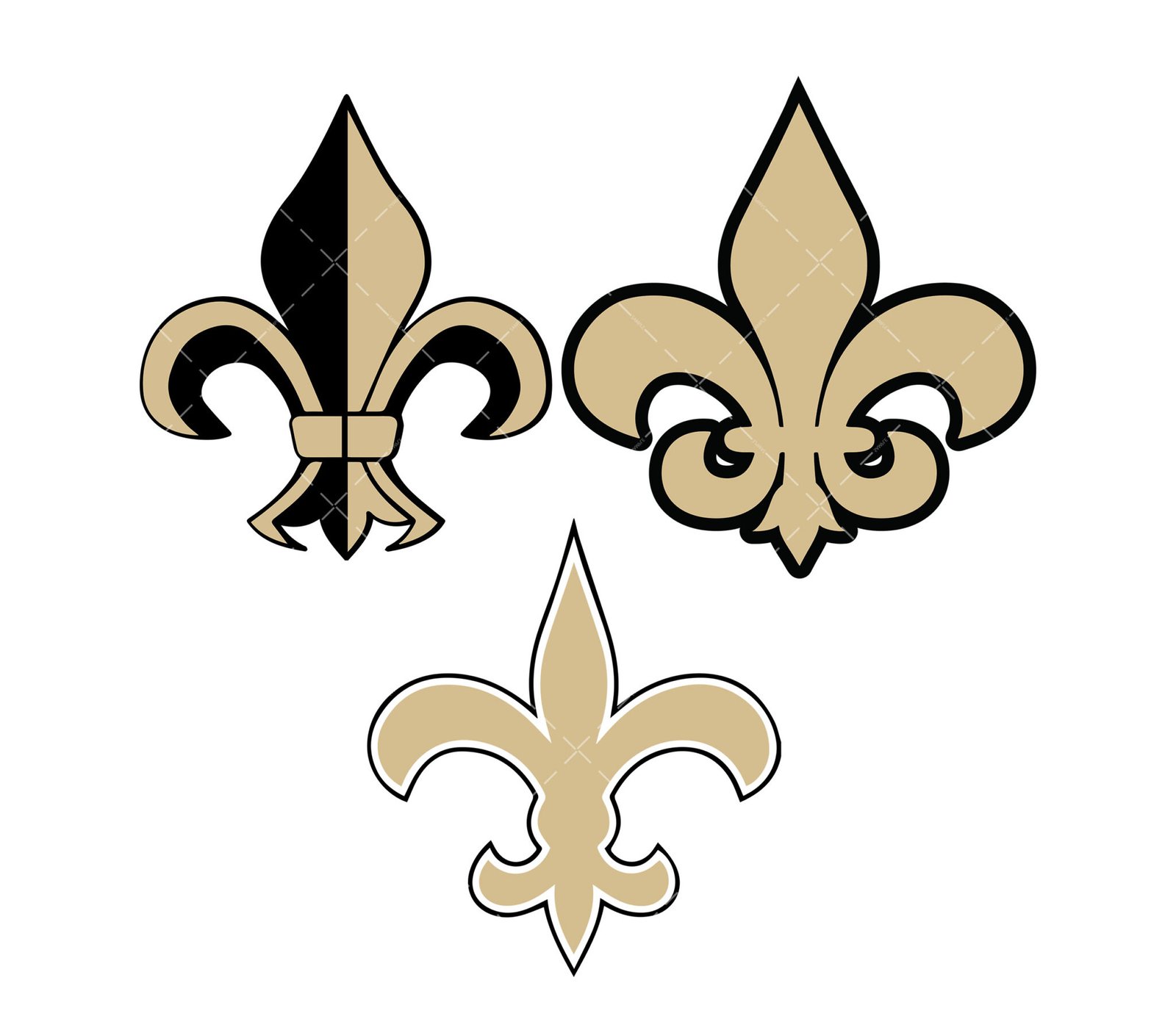 Saints Fleur SVG, PNG, PDF, Saints Fleur clipart, Saints Fleur cut file