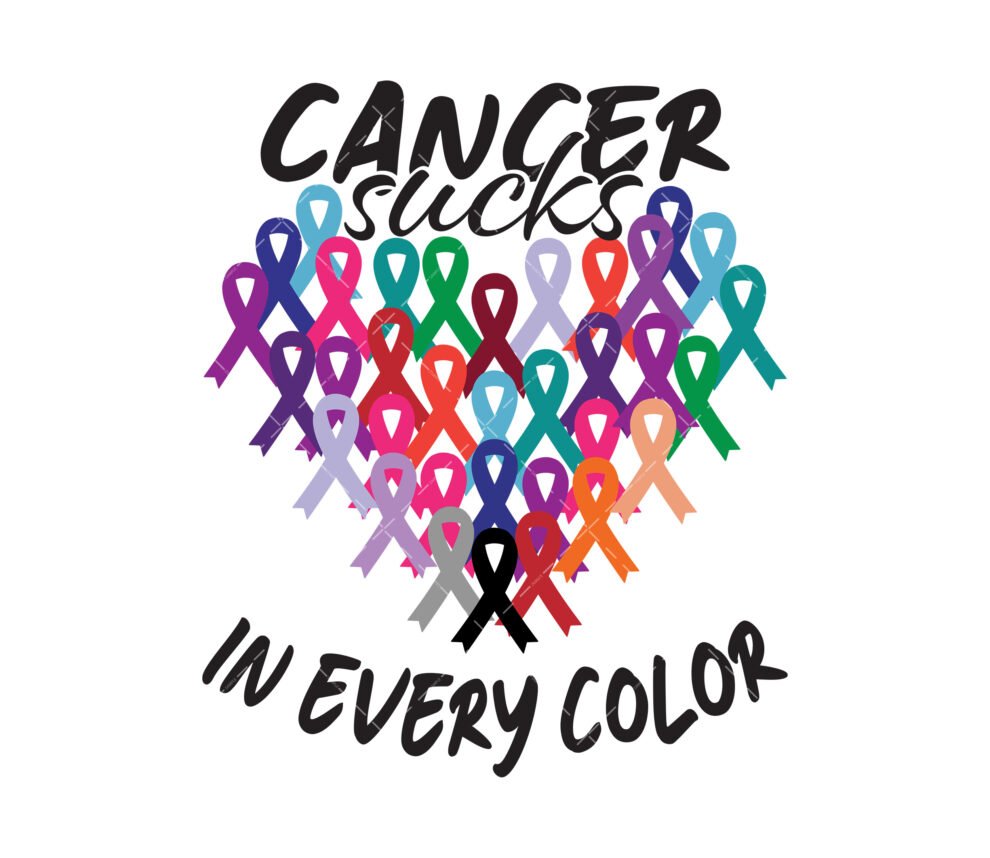 Cancer sucks in every color SVG, PNG, PDF, Cancer awareness SVG