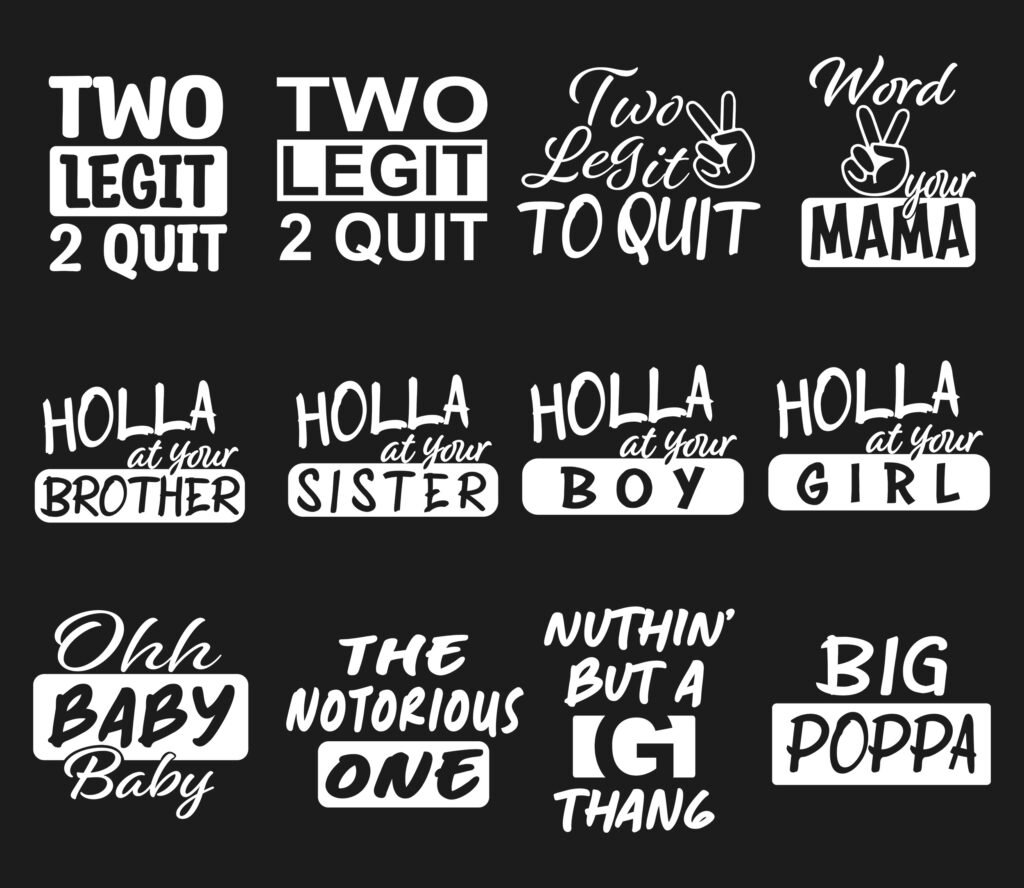 Too Legit to quit SVG, PNG, PDF, 2nd Birthday SVG, Two Legit 2 Quit SVG
