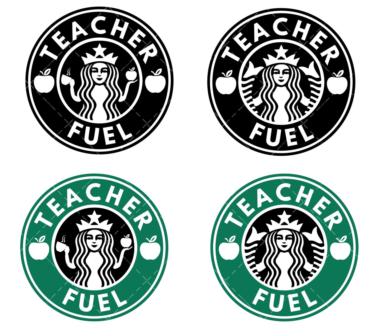 Teacher Fuel SVG, PNG, PDF, Coffee Logo SVG, Teacher Coffee SVG