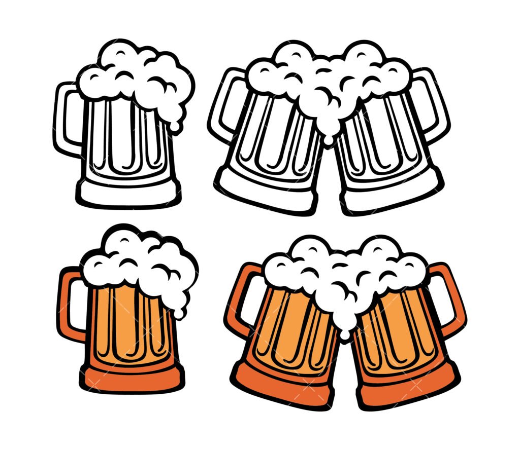 Beer Mug SVG, PNG, PDF, Beer Glass SVG, Alcohol SVG