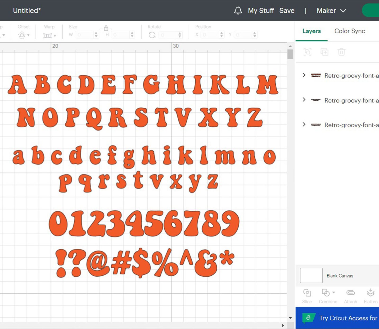 Retro Groovy Font SVG, Groovy Alphabet, Retro Alphabet, Procreate ...