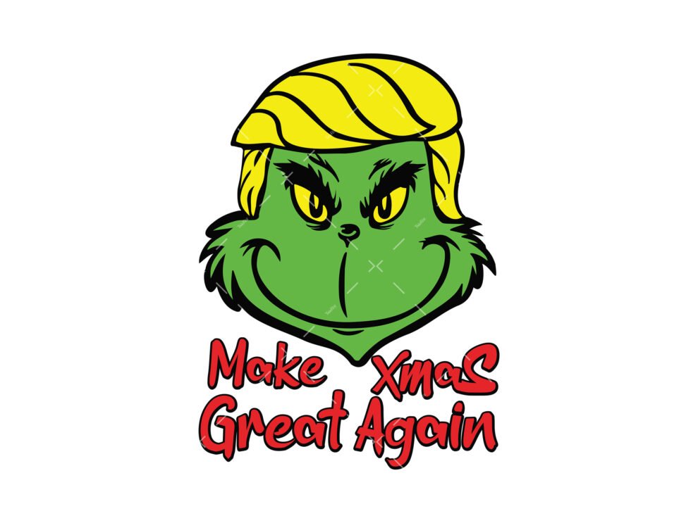 Make Xmas Great Again SVG, PNG, PDF, Merry Christmas svg, Grinch SVG ...