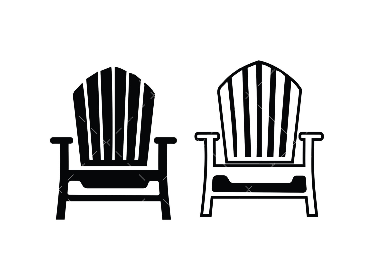 Adirondack Chair SVG, PNG, PDF, Beach Summer svg, patio chair svg ...