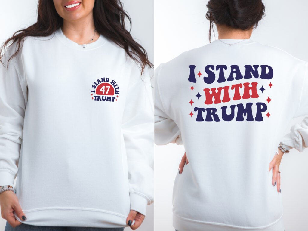 Trump 2024 SVG, PDF, PNG, Trump America Flag SVG, Fck your Feelings