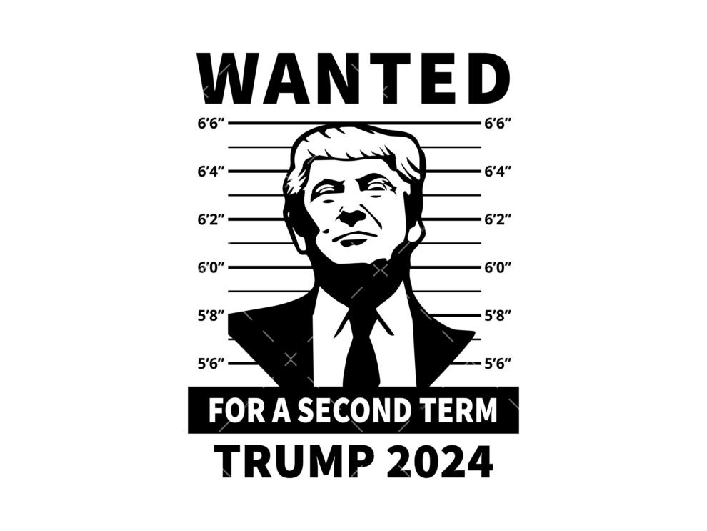 Trump 2024 SVG, PDF, PNG, Trump America Flag SVG, Wanted Trump For A ...