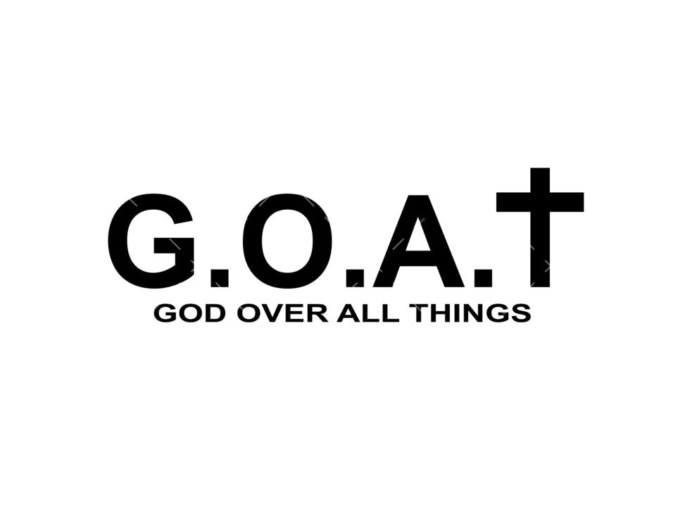 God Over All Things SVG, PDF, PNG, Goat SVG, Christian svg, Faith png ...